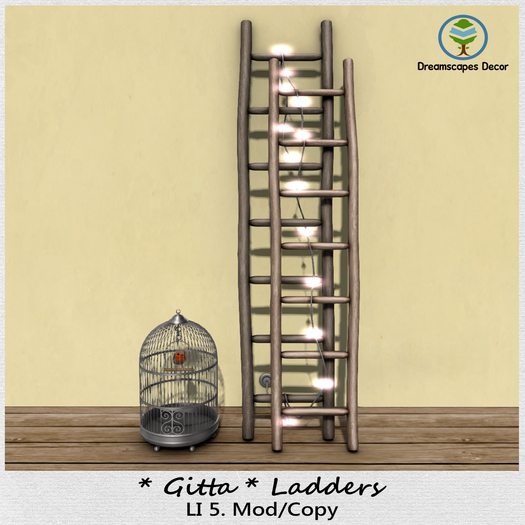 Second Life Marketplace - *Gitta* Ladders A - Dreamscapes Decor